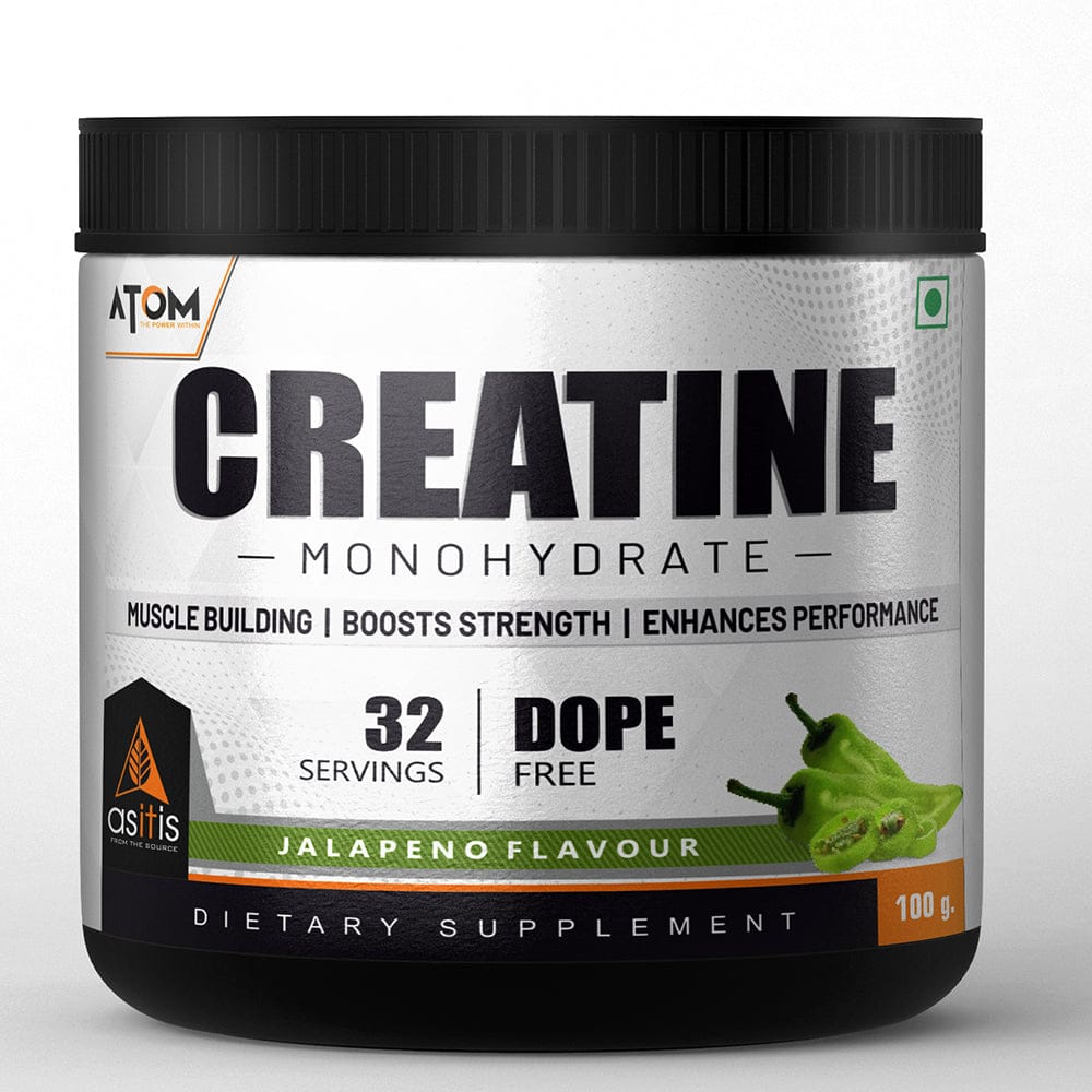 ATOM creatine monohydrate, asitis creatine monohydrate