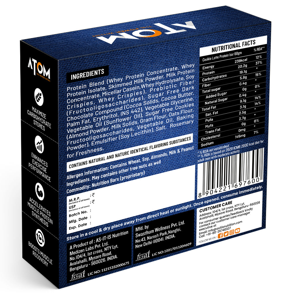 Best Protein Bars in India, protein bars online — AS-IT-IS Nutrition