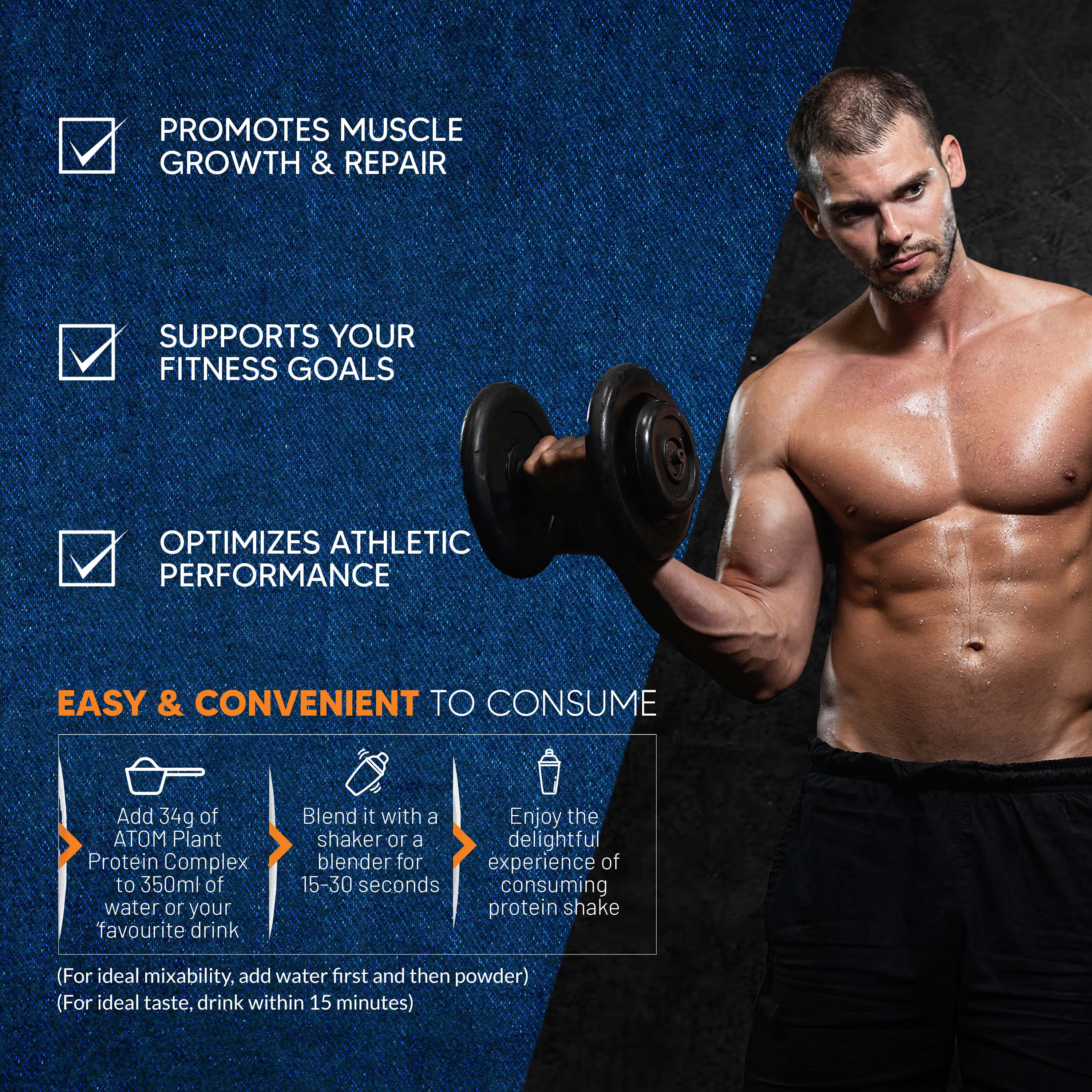 ATOM Plant Protein Complex: Vegan Protein with 26g Protein ...