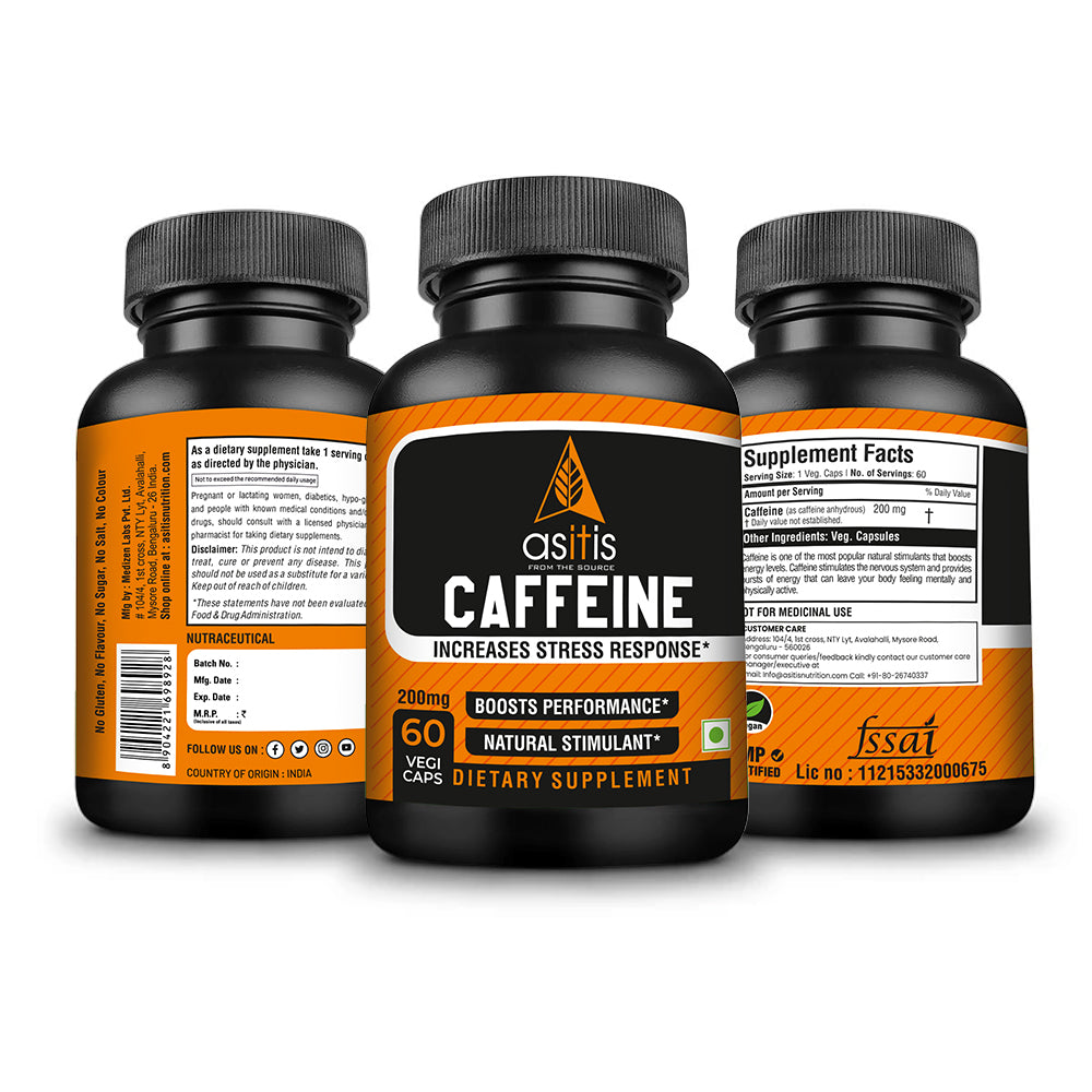 Buy Caffeine Capsules in India, caffeine capsules benefits — AS-IT-IS ...