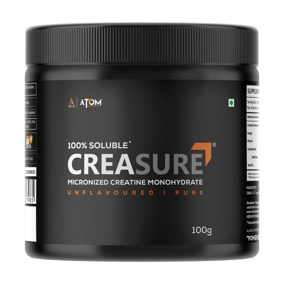 AS-IT-IS Creasure® – 100% Water-Soluble Creatine for Fast Absorption ...