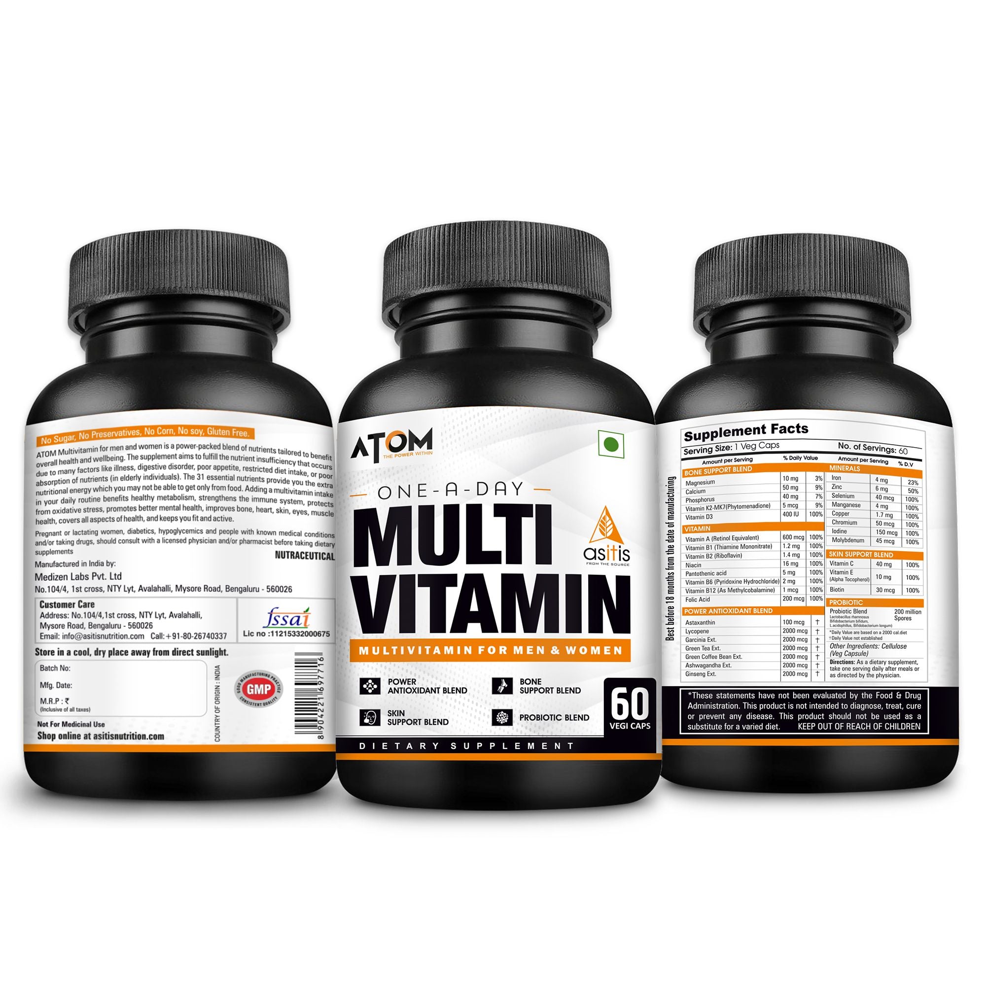 Best Multivitamin capsules for Men & Women — AS-IT-IS Nutrition