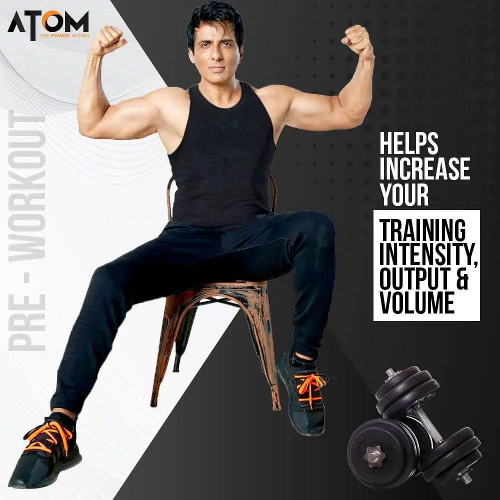 ATOM A7 Pre-workout with Caffeine, L-arginine, Creatine, Beta-alanine